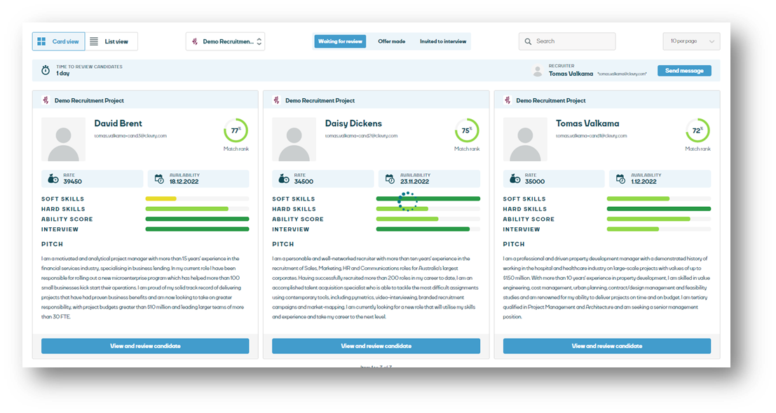 Candidate Presentation - Clevry