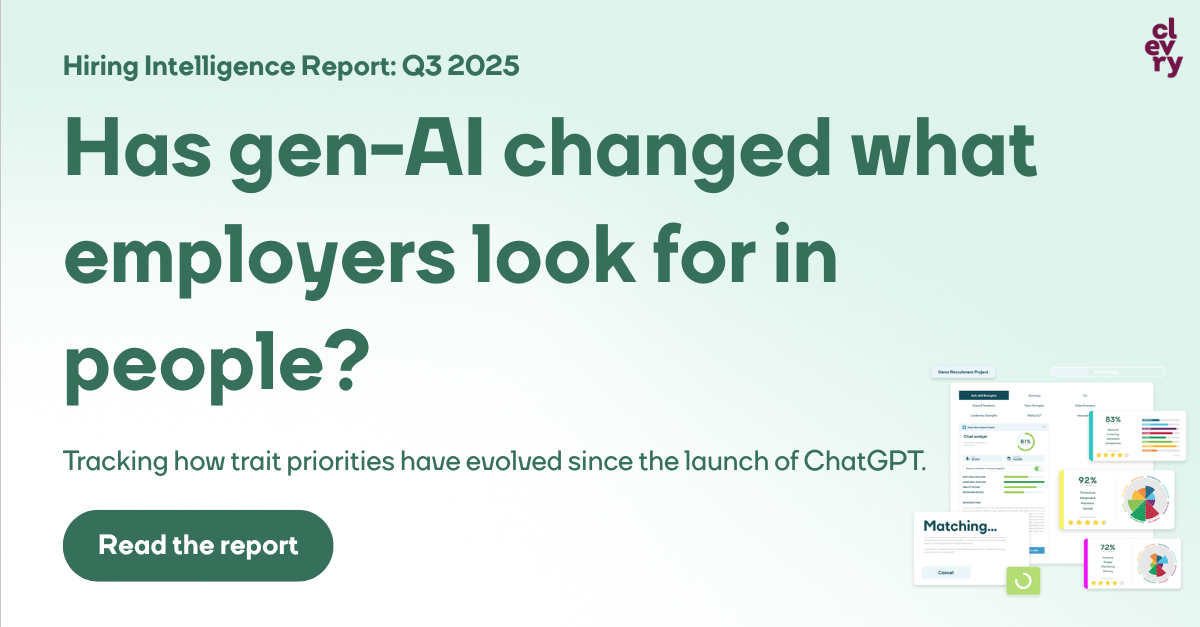Hiring Intelligence Report: Q3 2025 - Clevry
